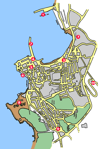 MYKONOS MAP (CHORA) - MYKONOS CITY (CHORA) - PHOTO